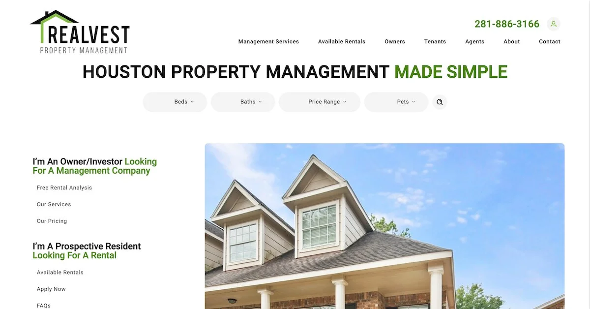 Houston Property Management | Realvest Property Management
